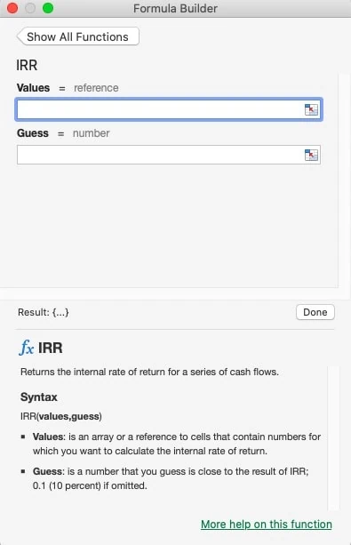 Easily Calculate Internal Rate Of Return In Excel