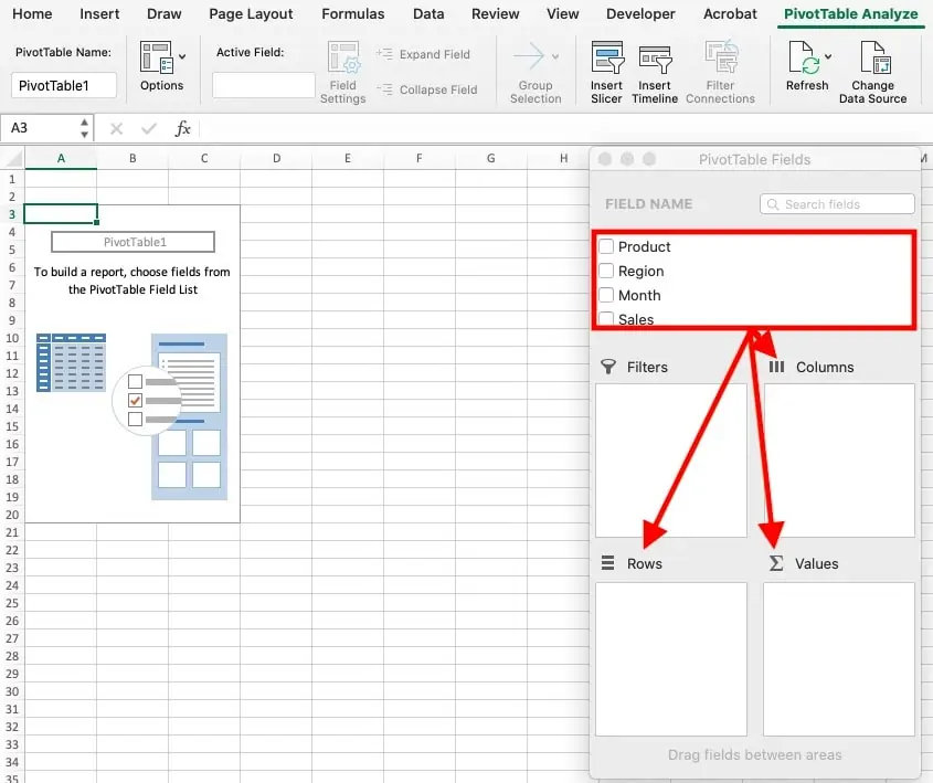 Pivot Table Basics For Corporate Finance