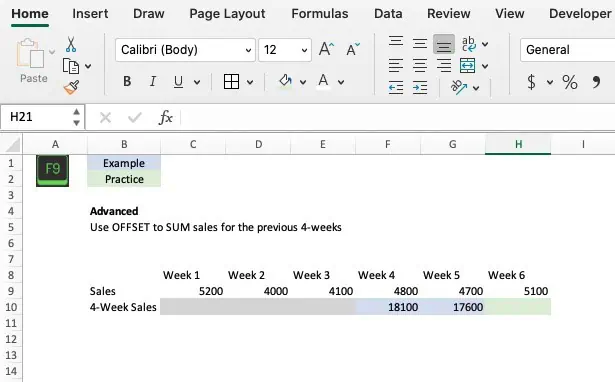 The Easy Guide To The OFFSET Function In Excel