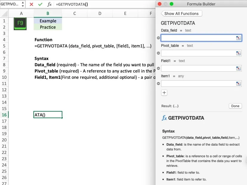 The Easy Guide To The GETPIVOTDATA Function In Excel