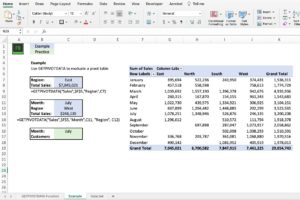 How to Use the GETPIVOTDATA Function in Excel - F9 Finance