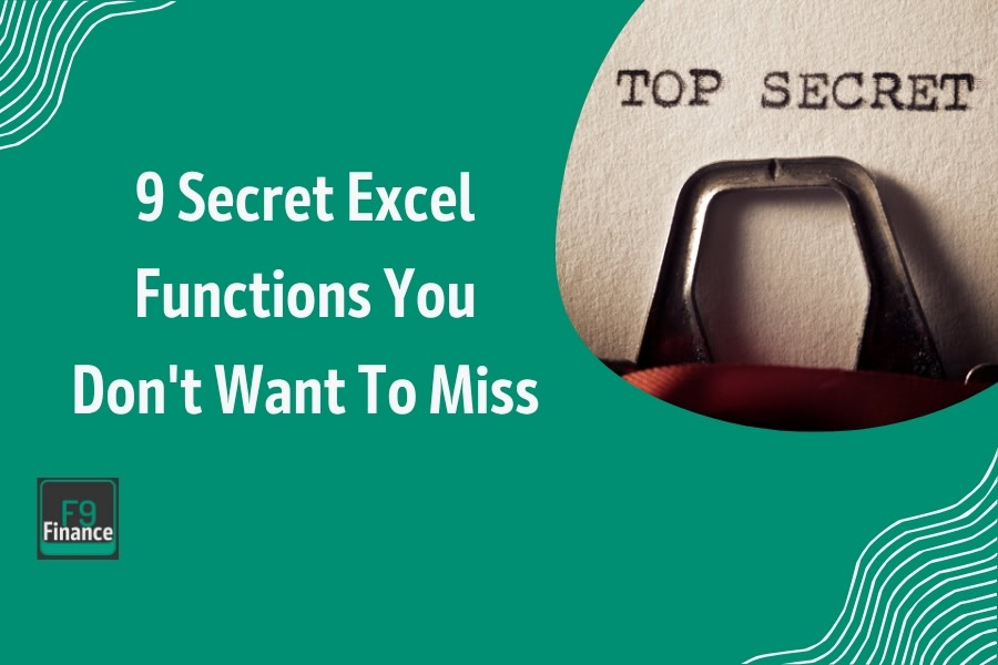 9 Secret Excel Functions You Don't Want To Miss